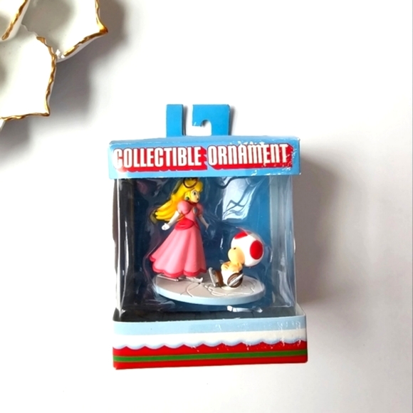 Nintendo | Toys | Super Mario Princess Peach Toad Christmas Ornament ...